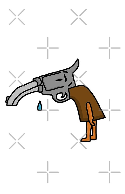 "Sad Gun" by sammac878 | Redbubble