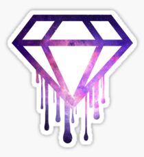 Dripping Diamond Stickers | Redbubble