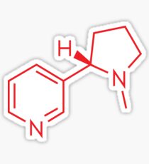 Nicotine Stickers | Redbubble