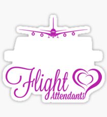 Flight Attendant Stickers | Redbubble