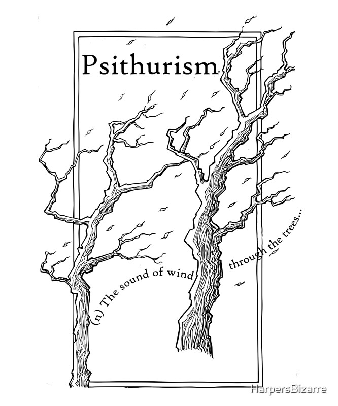 "Psithurism Trees in Wind Rare Word Definitions" by HarpersBizarre ...