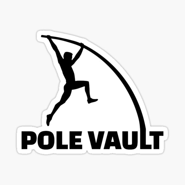 Pole Vault Stickers | Redbubble