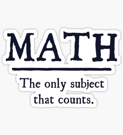 Math Stickers | Redbubble