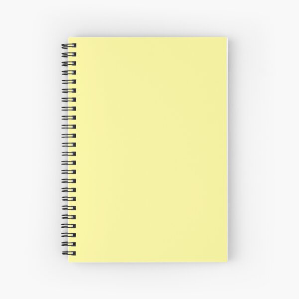 Yellow Spiral Notebooks | Redbubble