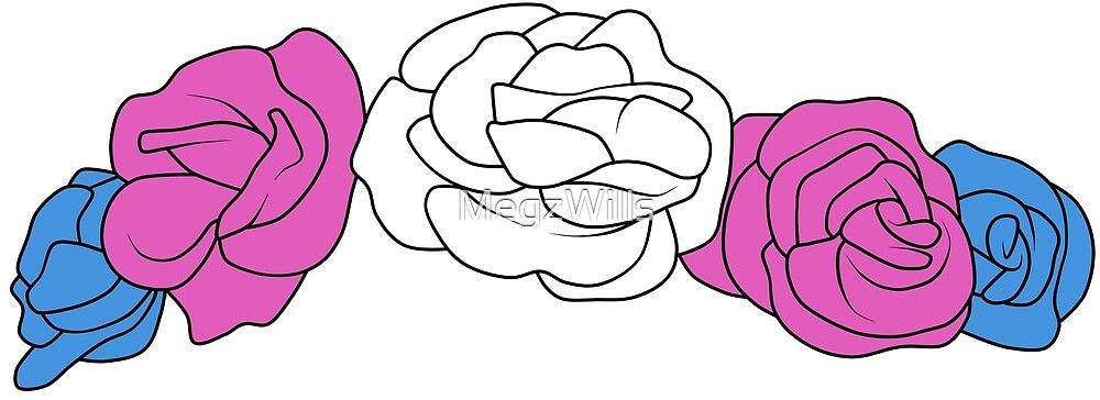 "Flower Crown - Transgender" by MegzWills | Redbubble