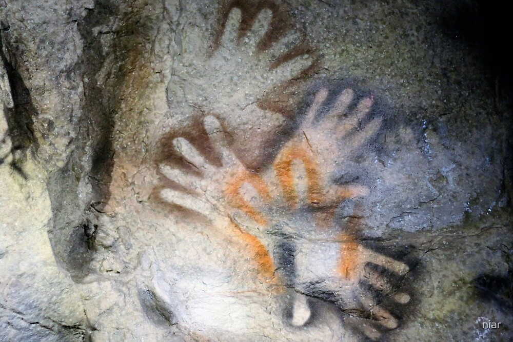 "parietal art - Hands off" by niar | Redbubble