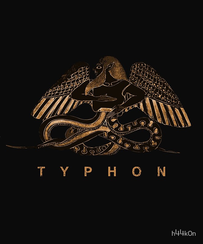 "Typhon Ancient Greek Serpentine Monster God Typhoeus" by h44k0n ...