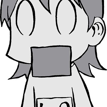 "Nichijou Ehh?" Sticker for Sale by CalamariSunsine | Redbubble