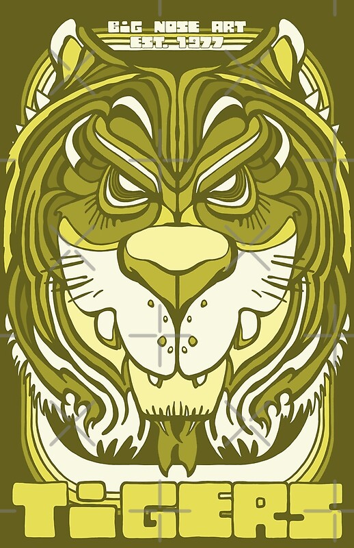 "Tiger Crest - Meadowlark" by bignose1977 | Redbubble