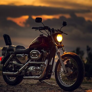 "Harley Davidson Motorcycle" Art Print for Sale by Athanasios Maikousis | Redbubble