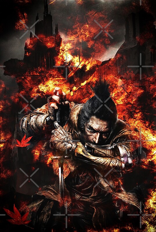 "Fire Samurai" by Freak Creator | Redbubble