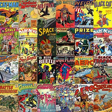 "Comic Book Collage II" Mask for Sale by BrambleBox | Redbubble