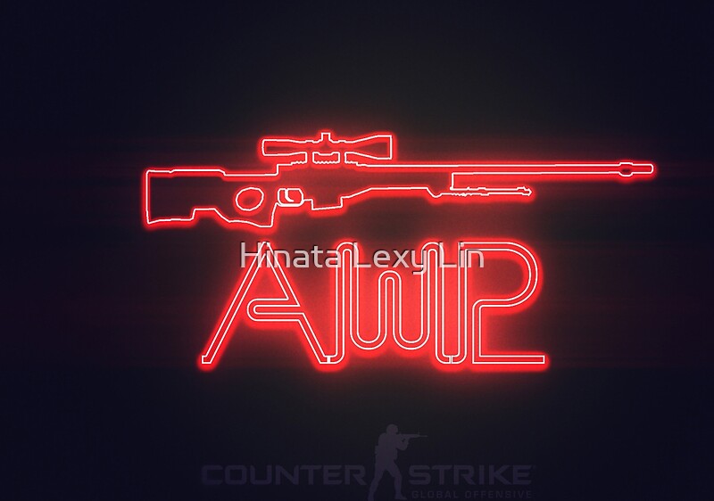 "AWP neon" by Hinata Lexy Lin | Redbubble