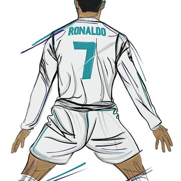 Cuaderno de espiral for Sale con la obra «Movimiento característico de Cristiano Ronaldo» de ...