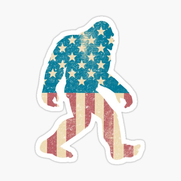 Bigfoot Silhouette Stickers | Redbubble