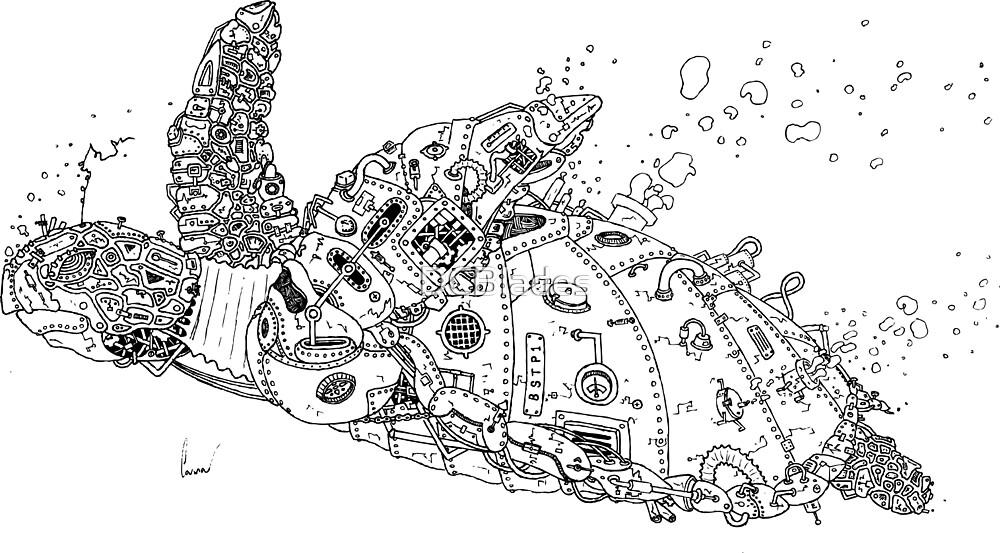 "Automaton Turtle MK1" by DCBlades | Redbubble