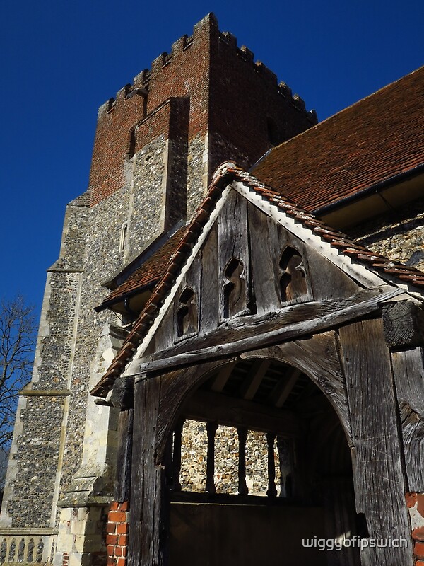 "15th Century Porch & Tower, Little Wenham, Suffolk" by wiggyofipswich ...