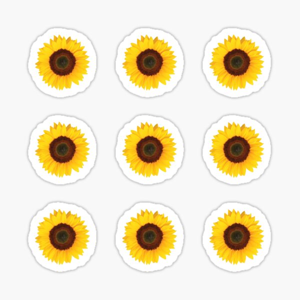 Small Sunflower Stickers | Redbubble
