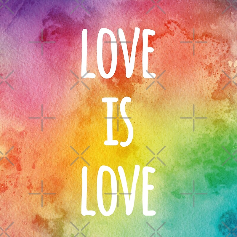"Love Is Love - rainbow LGBT" by Isabelle-Anne | Redbubble