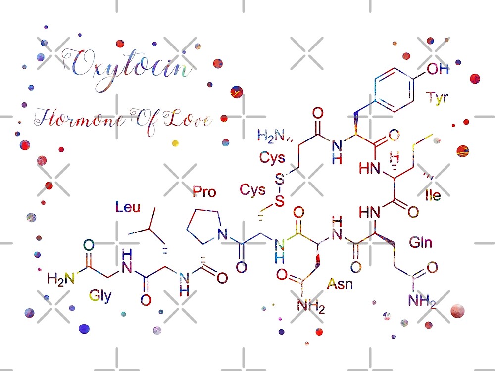 "Oxytocin hormone of love, Oxytocin molecule, Oxytocin" by ...