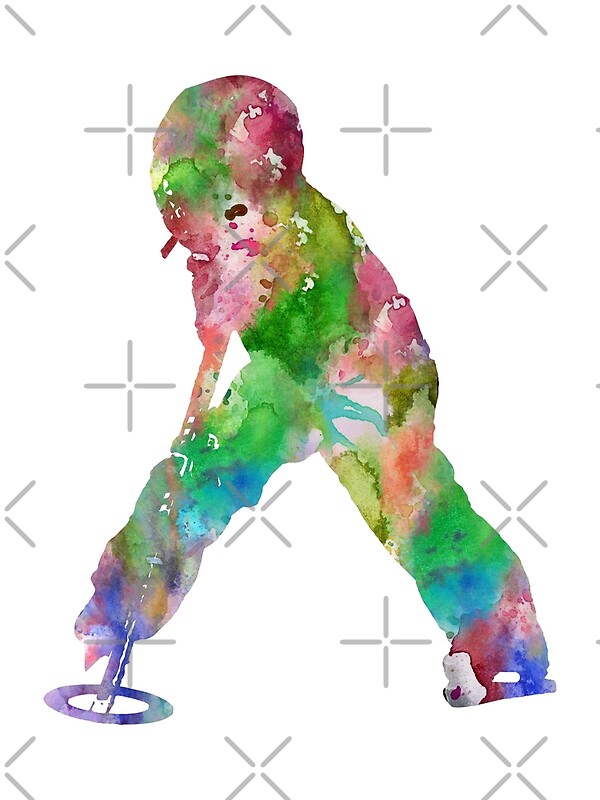 "Ringette player, ringette," by Rosaliartbook | Redbubble