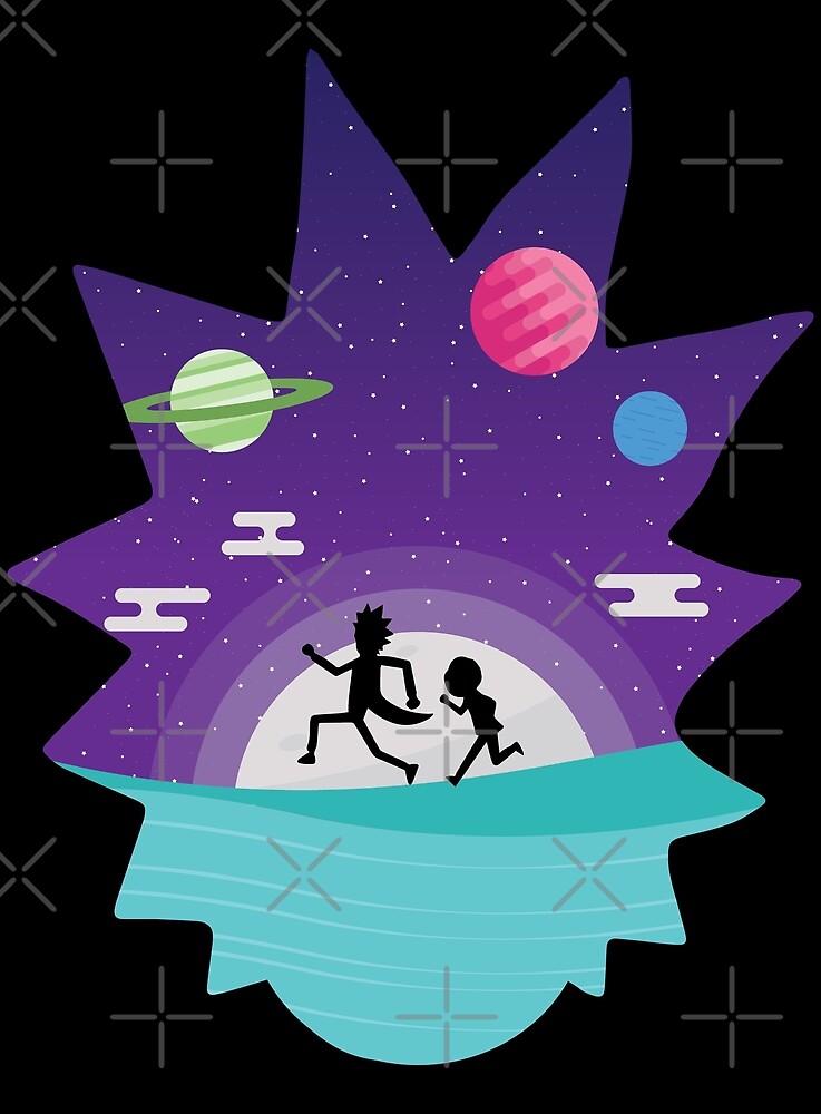 "RUN MORTY RUN" by Ashley Castleton | Redbubble