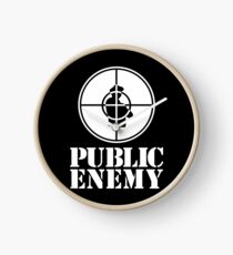 Public Enemy Clocks | Redbubble