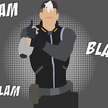 "Shiro "BLAM BLAM BLAM" || Voltron Legendary Defenders" Sticker by ...
