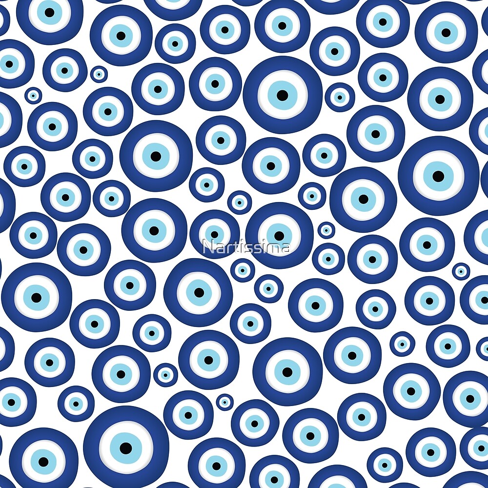 "Greek Mati Mataki - Matiasma Evil Eye Pattern #1" by Nartissima ...