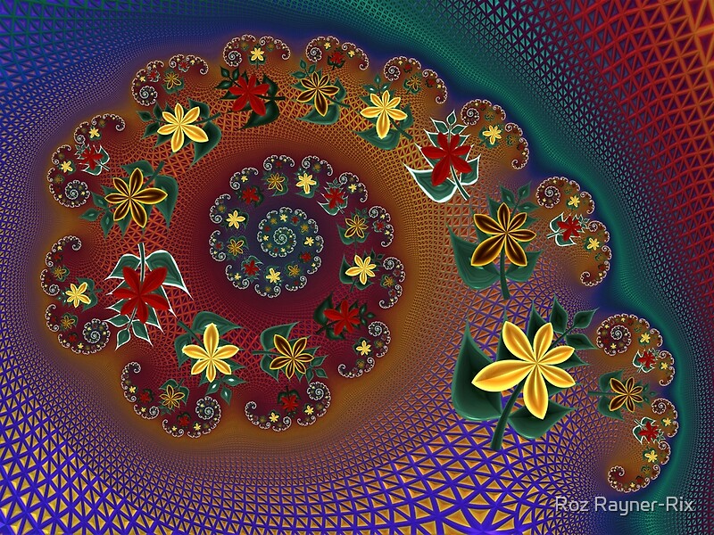 "Spring Spiral..." by Roz Rayner-Rix | Redbubble