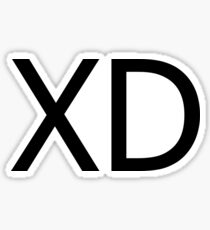 Xd Stickers | Redbubble