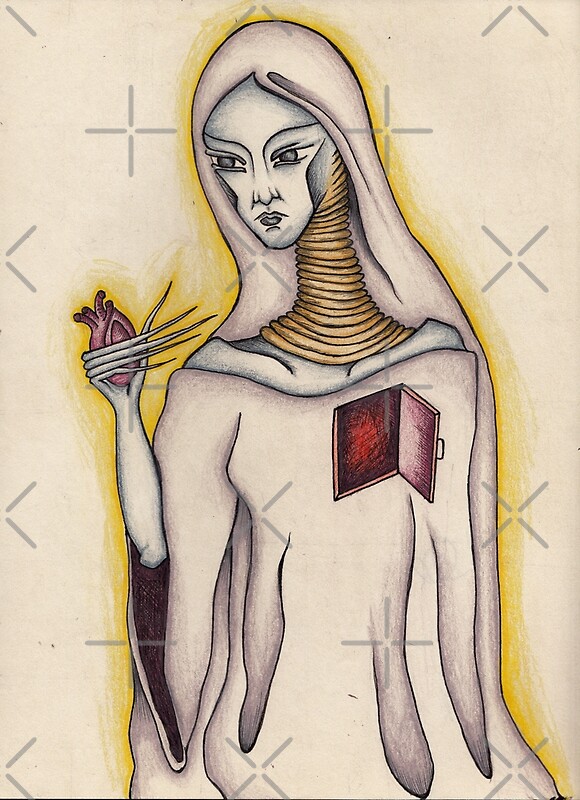 ""Open" Surreal ink and colored pencil illustration. " by ...