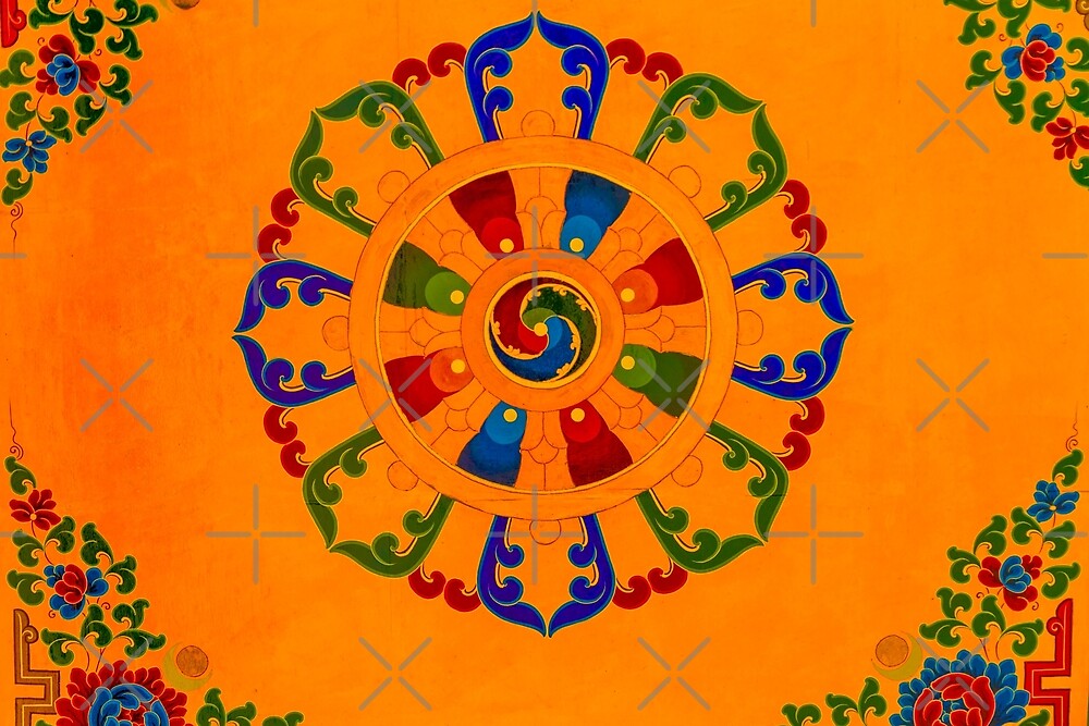 "Buddhist geometric Mandala" by darkydoors | Redbubble