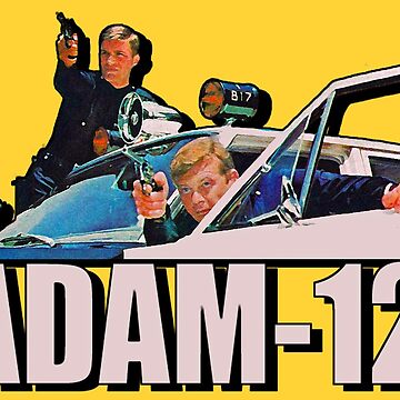 "Retro one Adam 12 Tribute" Sticker for Sale by 90snerd | Redbubble