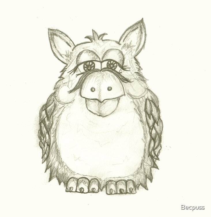 "Furby Bird" by Becpuss | Redbubble