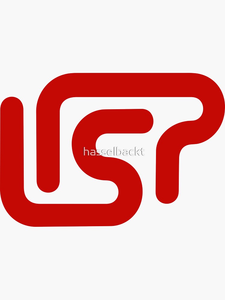 "LISP logo" Sticker by hasselbackt | Redbubble