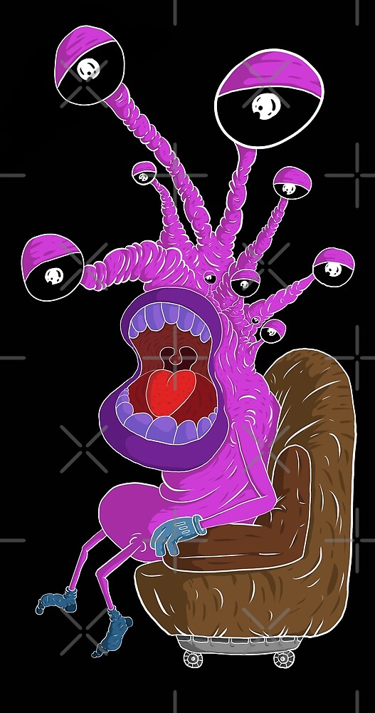 "chilling alien" by joji-retro | Redbubble