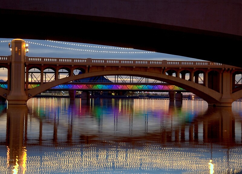 "Rainbow Bridge in Tempe Town Arizona" by K D Graves Photography ...