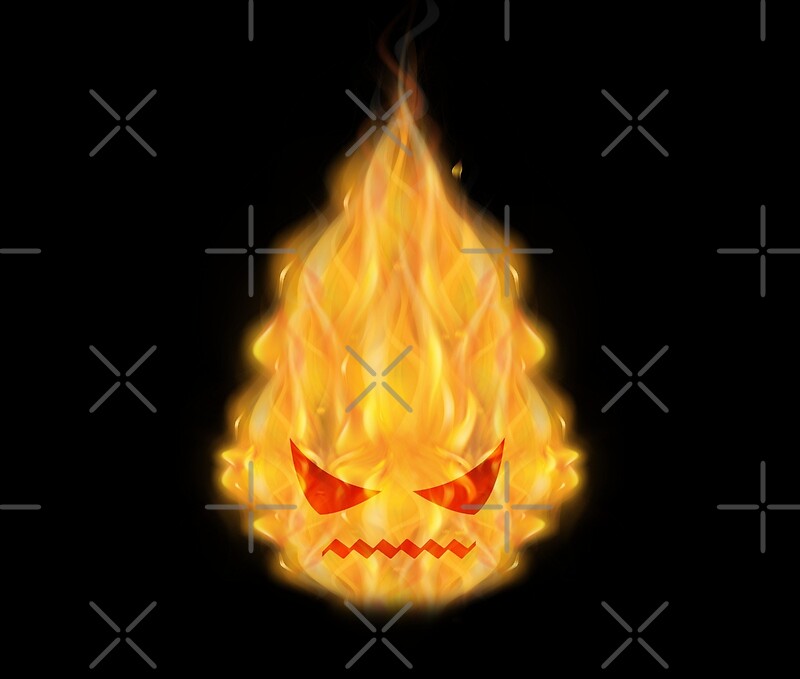 "Evil Flame" by leen12 | Redbubble