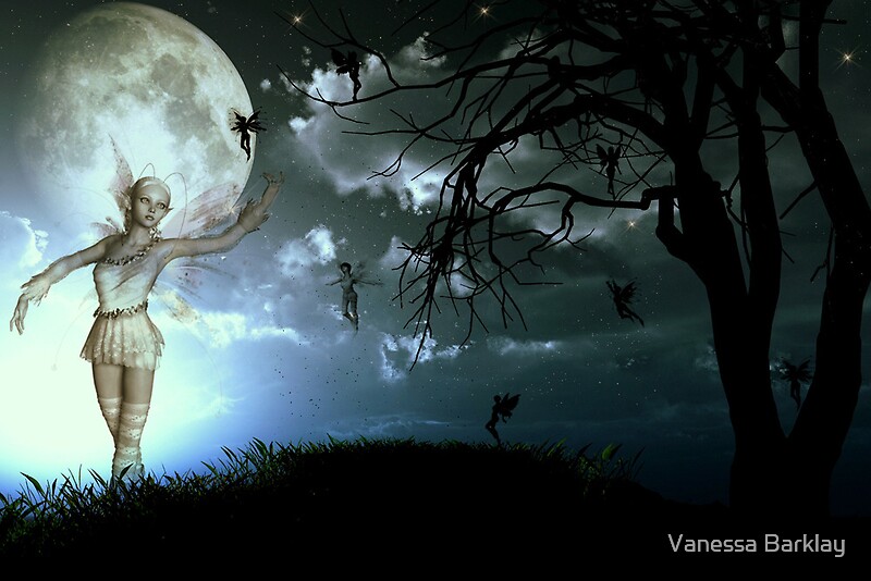 "Beckoning By The Moon" by Vanessa Barklay | Redbubble