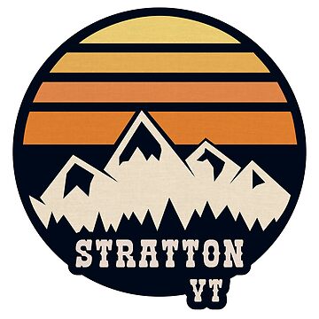 "Stratton Vintage" Sticker for Sale by tjbrock2 | Redbubble