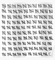 Tally Marks Posters | Redbubble