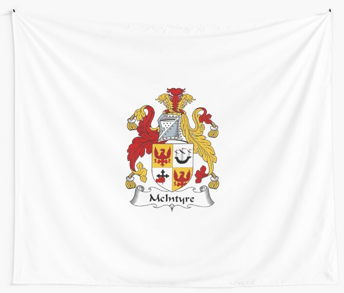 "McIntyre Coat of Arms / McIntyre Family Crest" Tapestry by ...