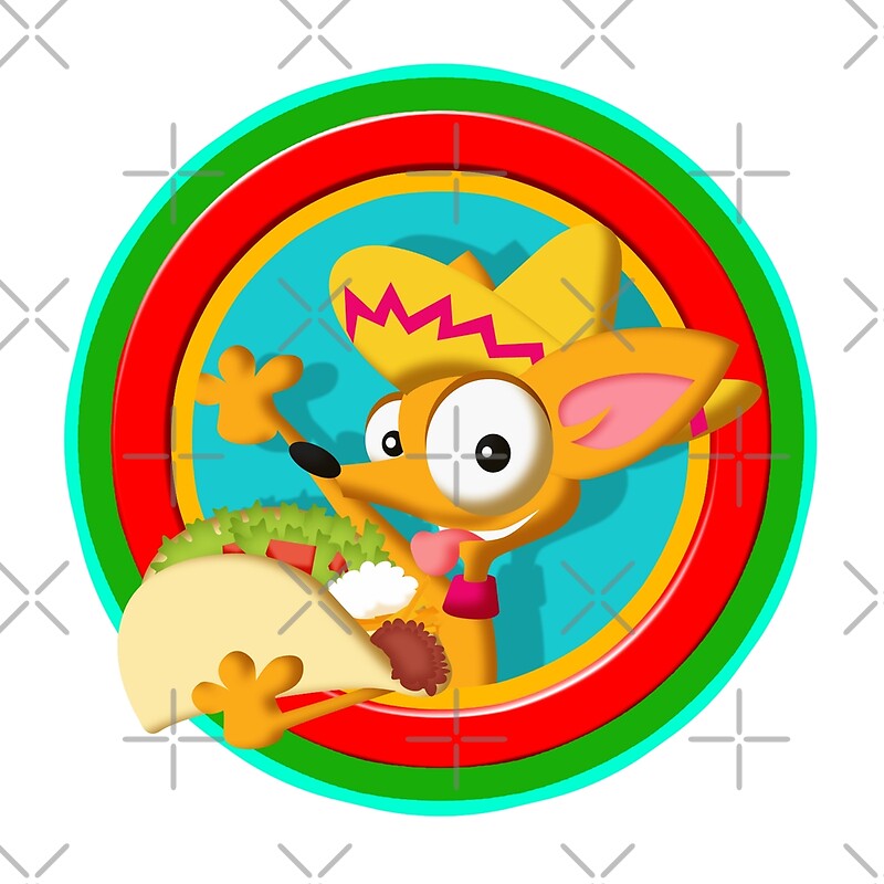 "taco dog" by richhwalsh | Redbubble