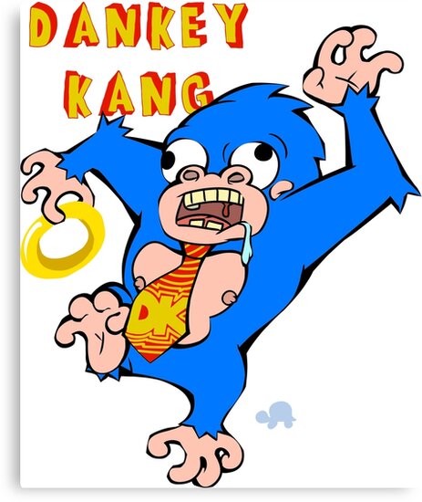 "Dankey Kang" Canvas Prints by smilingturtle | Redbubble