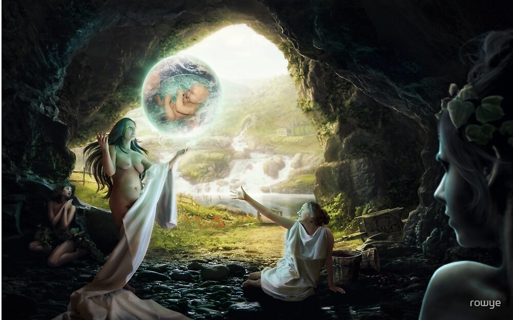 "Birth of Zeus - Mythology Art" by rowye | Redbubble