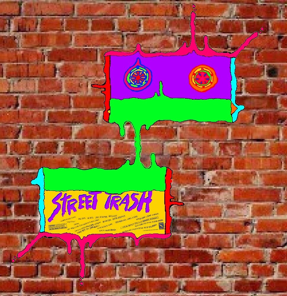 "Street Trash VHS Splatter" by Cody Rapp | Redbubble