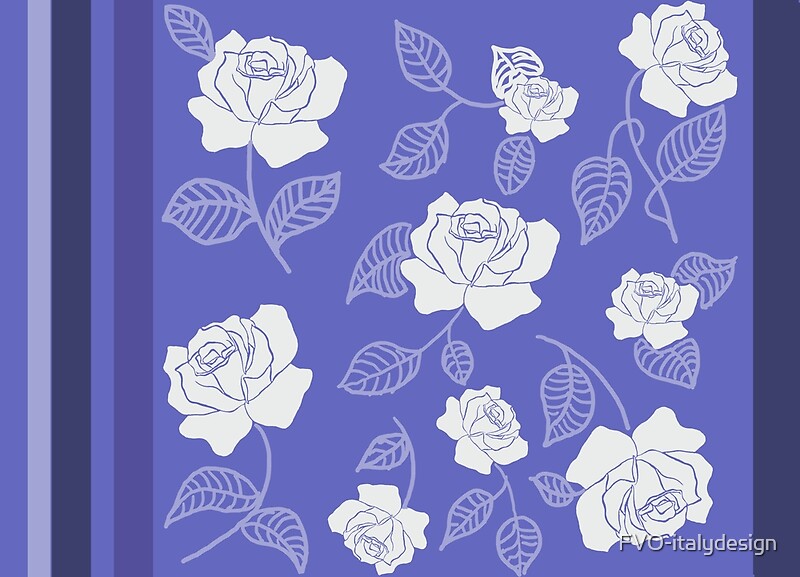 " rose and purple stripes pattern" by FVO-italydesign | Redbubble
