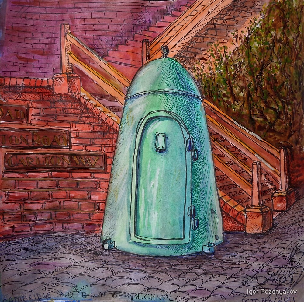 "Watercolor Sketch - Guard's Shelter - Cambridge Museum of Technology ...