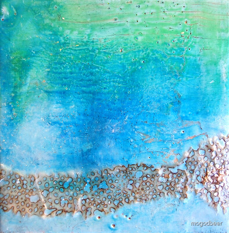 "Blue Patina" by mogodbeer | Redbubble